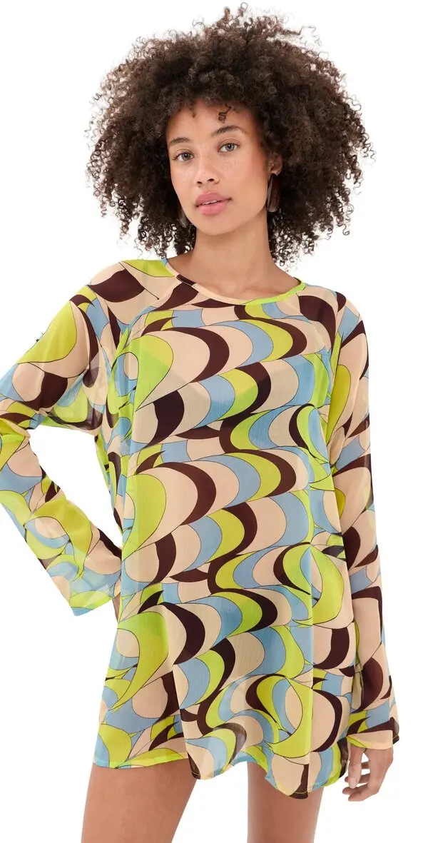 RESA Bre Coverup Mini Dress - Palm Royale