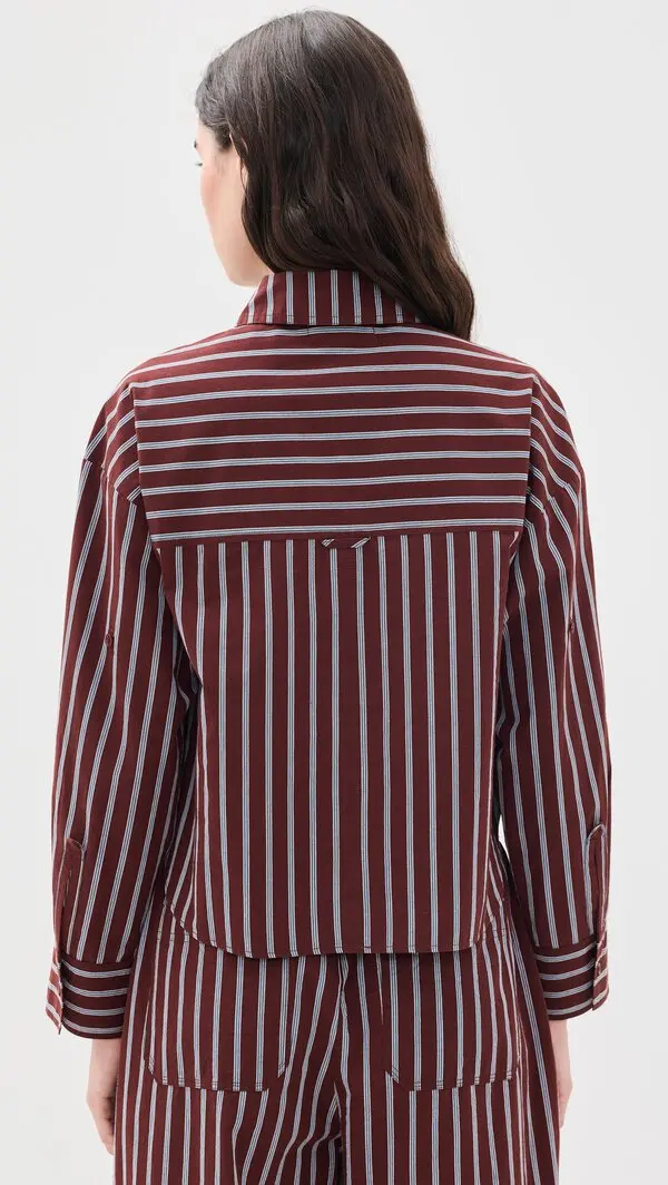 APIECE APART Cropped Isolde Button-down Shirt