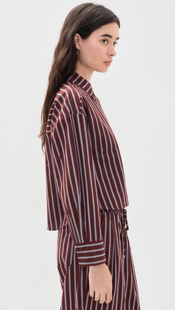 APIECE APART Cropped Isolde Button-down Shirt