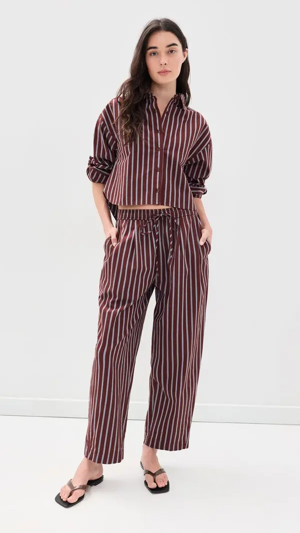 APIECE APART Cropped Isolde Button-down Shirt