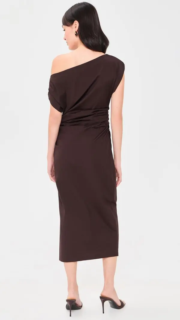 A.L.C. Nara Off-shoulder Midi Dress