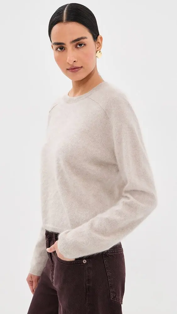 LISA YANG Lexia Brushed Cashmere Sweater