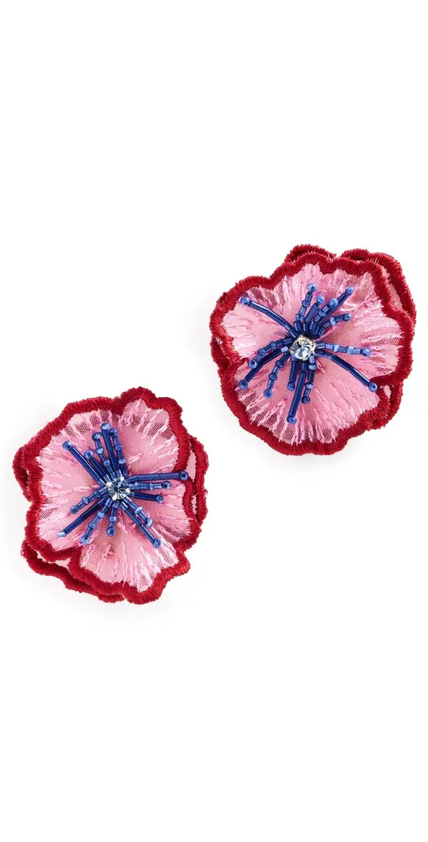 Mignonne Gavigan Baixa Earrings - Magenta