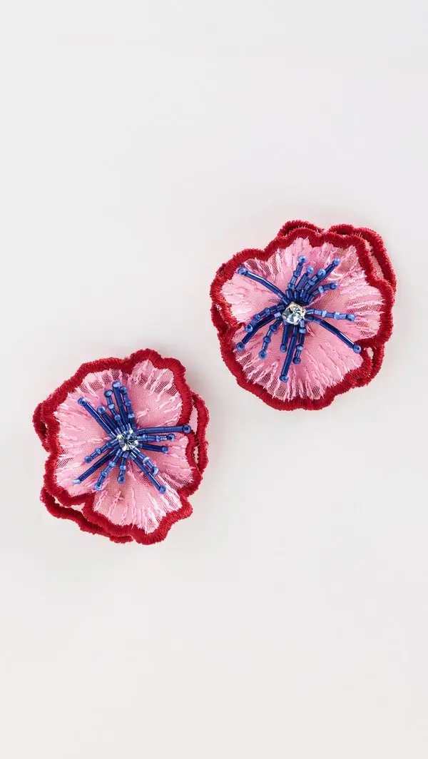 Mignonne Gavigan Baixa Earrings - Magenta