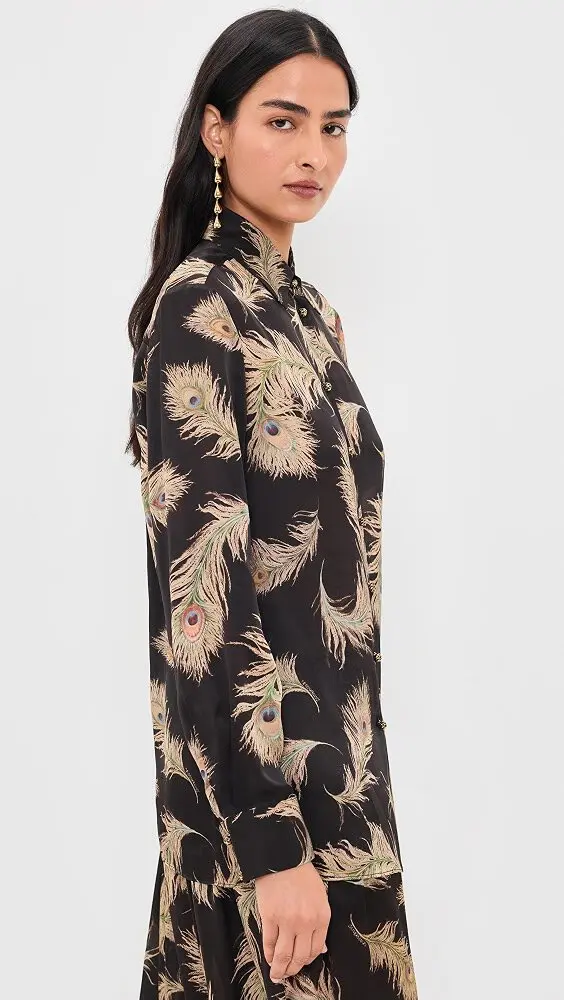 Zimmermann Valiant Silk Button Down Shirt