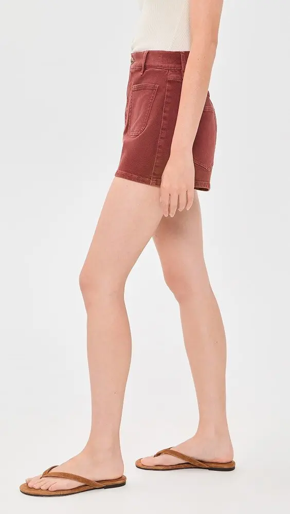 Veronica Beard Elijah Shorts With Patch Pockets