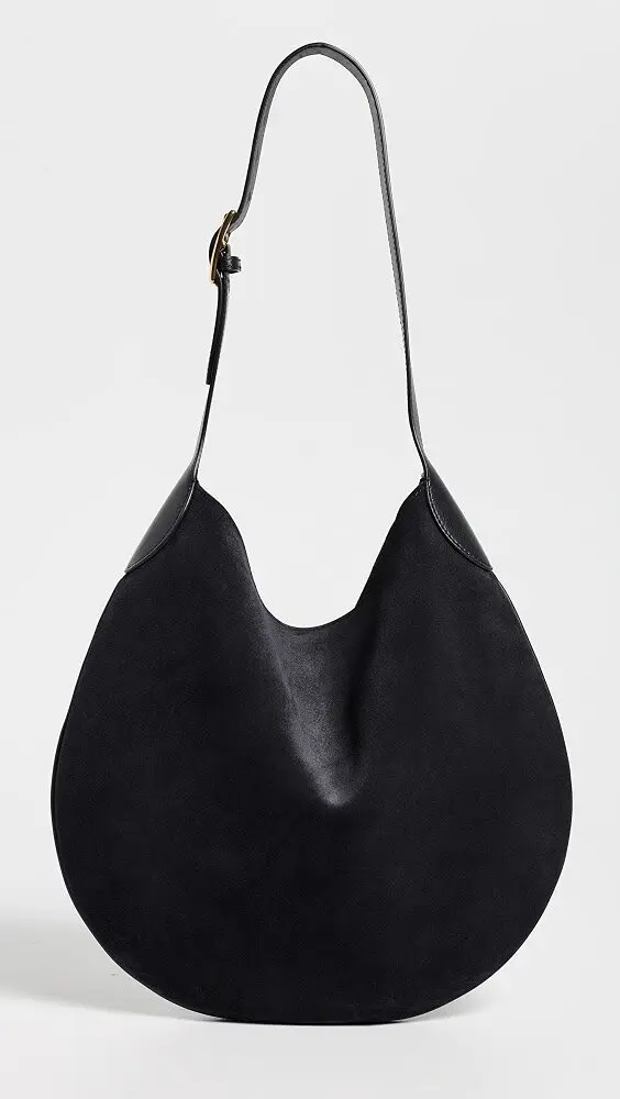 NILI LOTAN Jagger Suede Tote With Leather Strap