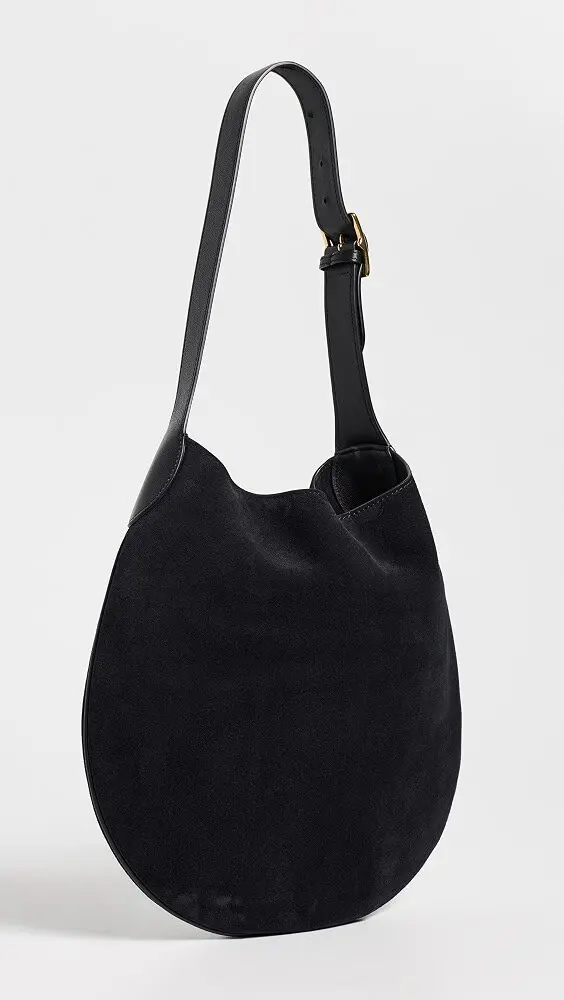 NILI LOTAN Jagger Suede Tote With Leather Strap