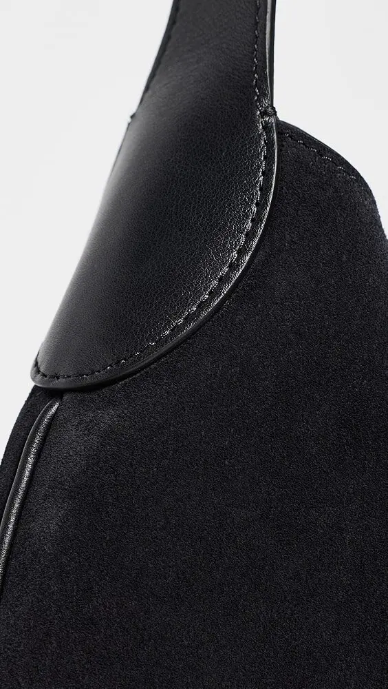 NILI LOTAN Jagger Suede Tote With Leather Strap