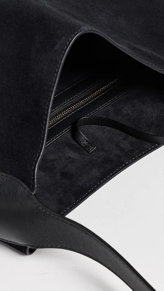 NILI LOTAN Jagger Suede Tote With Leather Strap