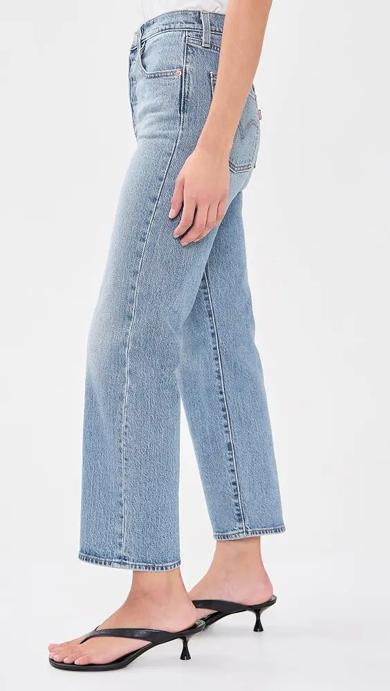 LEVI'S Ribcage Straight Ankle Jeans