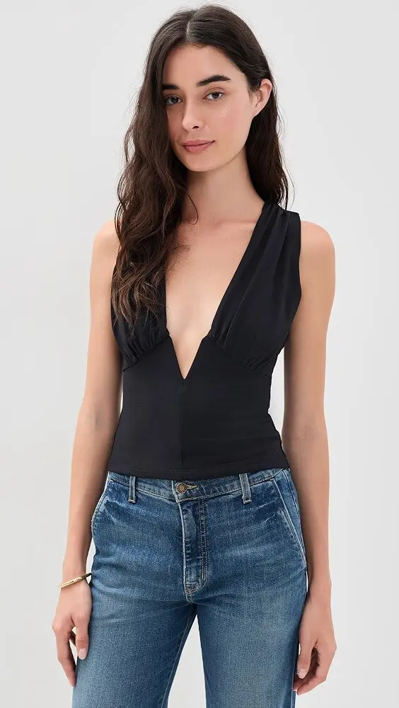 Susana Monaco Low V Wire Tank