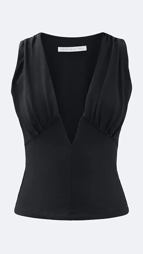 Susana Monaco Low V Wire Tank