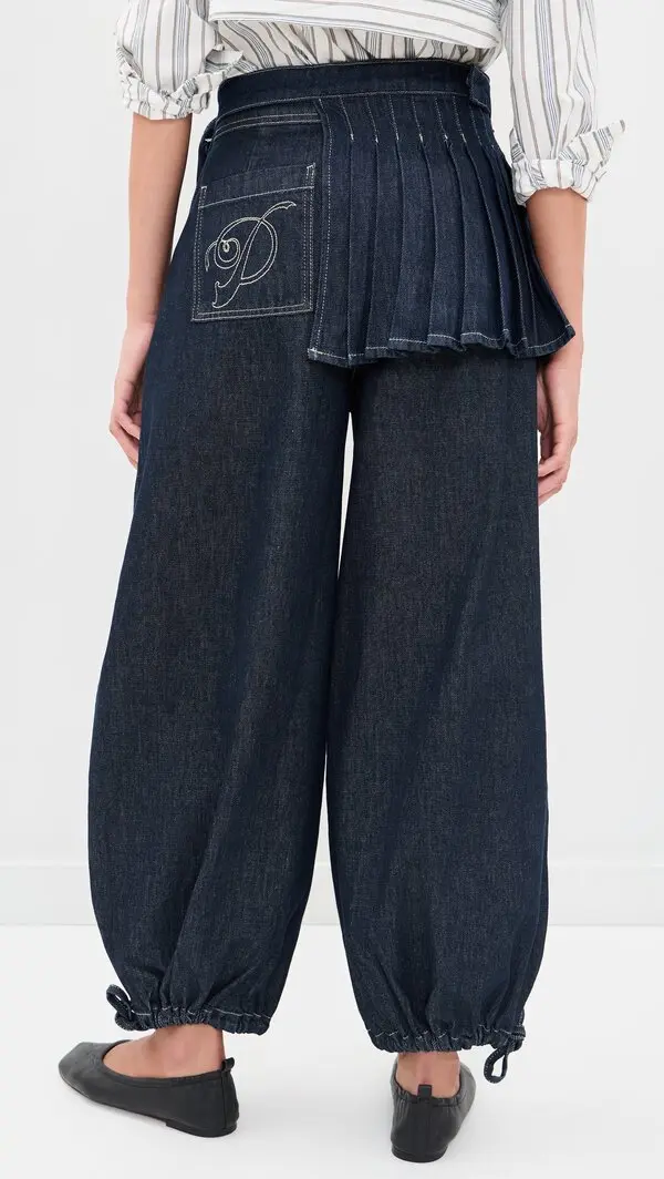 DAMSON MADDER Mavi Balloon Jeans With Removable Skirt Belt
