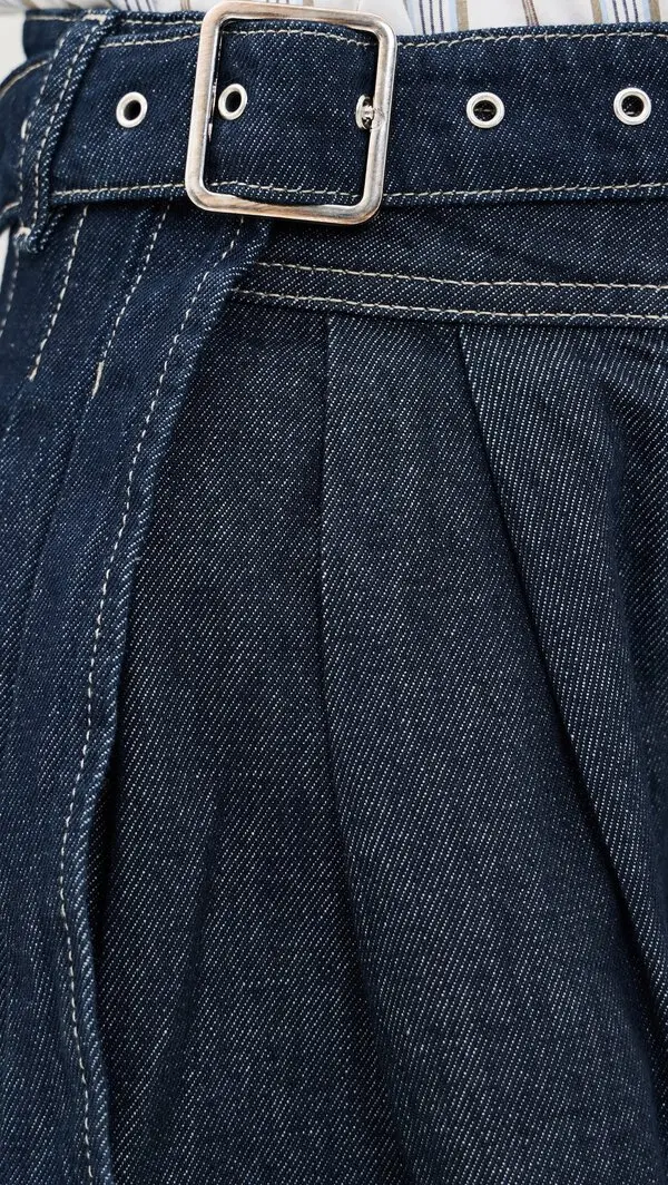 DAMSON MADDER Mavi Balloon Jeans With Removable Skirt Belt