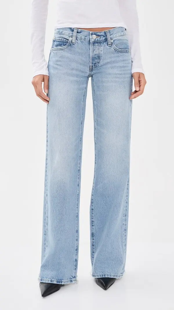 FRAME X Amelia Gray The Gray Jeans - Dodger Offset Hem
