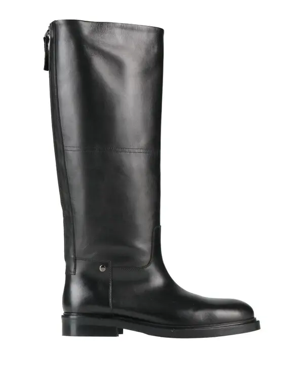 POEVE Boot Tan Size Leather - Black