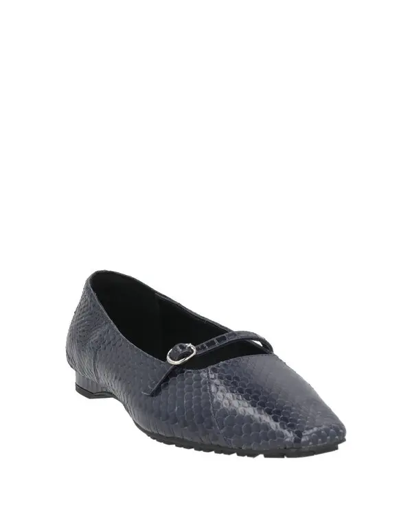 SEBAS. Ballet Flats Size Leather - Blue
