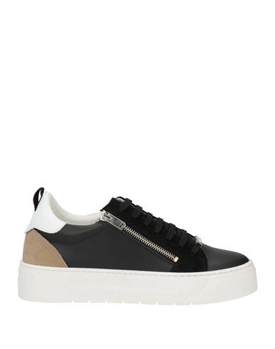 ANTONY MORATO Leather And Suede Low-top Sneakers - Black