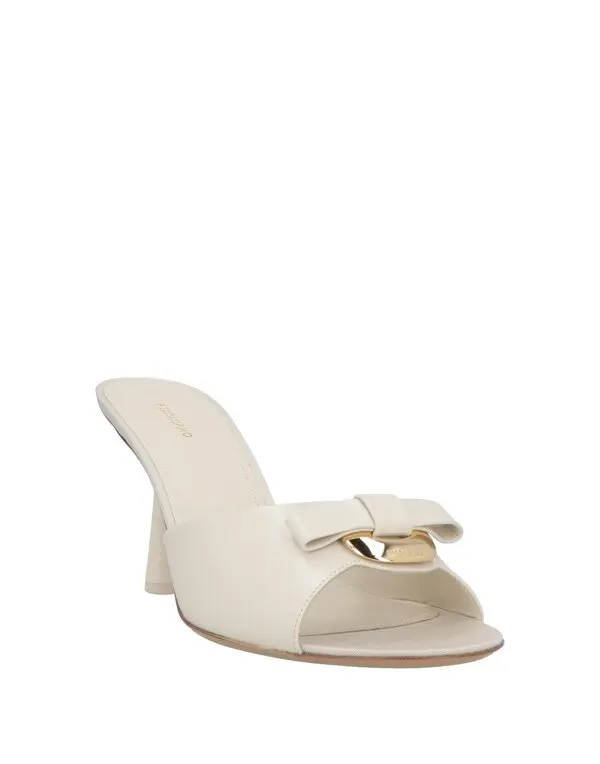 FERRAGAMO Sandals Size Leather