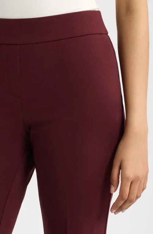 Anne Klein Pull-on Straight Leg Trouser Pants