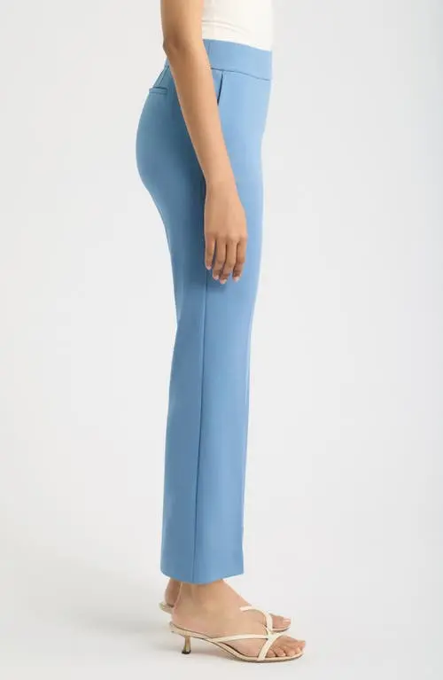 Anne Klein Pull-on Straight Leg Trouser Pants