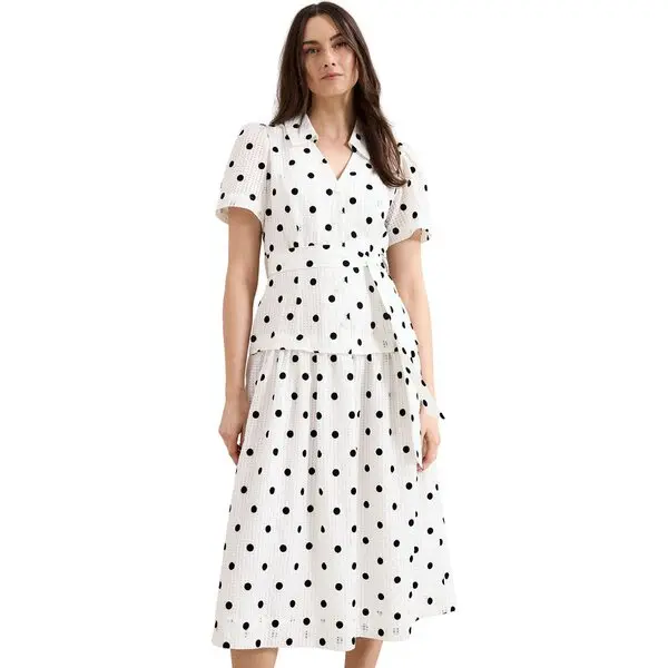 PHASE EIGHT Adele Short Sleeve Midi Dress