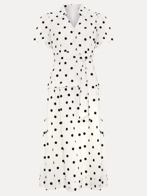 PHASE EIGHT Adele Short Sleeve Midi Dress