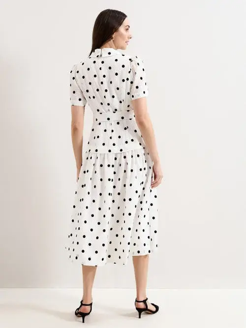 PHASE EIGHT Adele Short Sleeve Midi Dress
