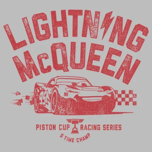 CARS Lightning Mcqueen Piston Cup Graphic Tee