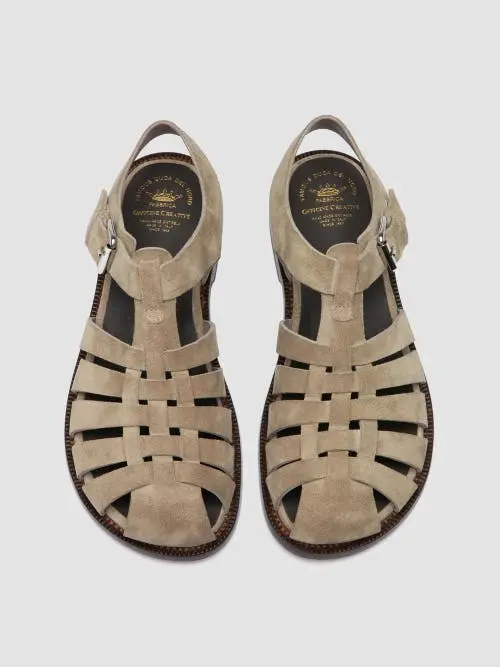 Officine Creative Woven Fisherman Leather Sandals