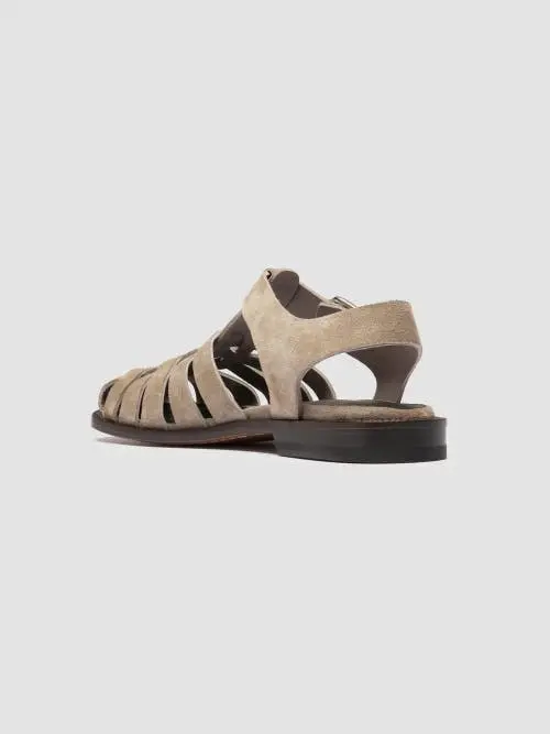 Officine Creative Woven Fisherman Leather Sandals