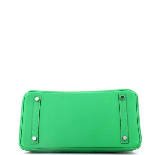 Hermès Birkin Handbag Epsom With Palladium Hardware 30 - Green