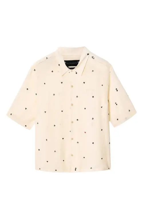 ALLSAINTS Cardsuit Camp Shirt - Ecru