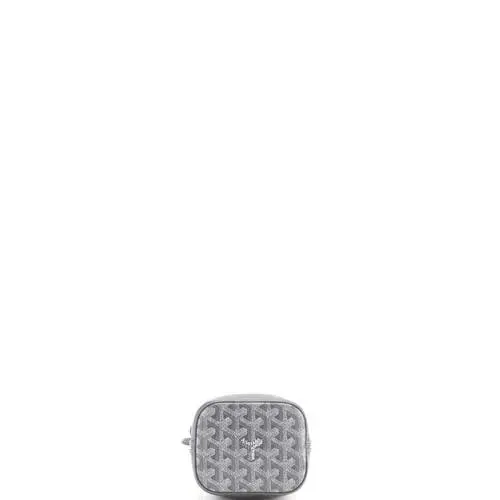 Goyard Petit Flot Bucket Bag Coated Canvas Mini - Grey