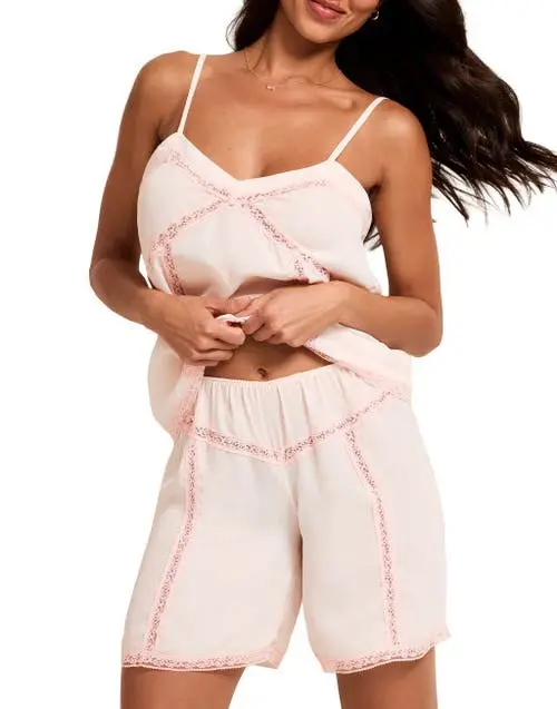 ADORE ME Aniella Cami & Shorts Pajama Set - Light Pink