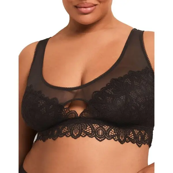 ADORE ME Elska Unlined Bralette Bra - Black