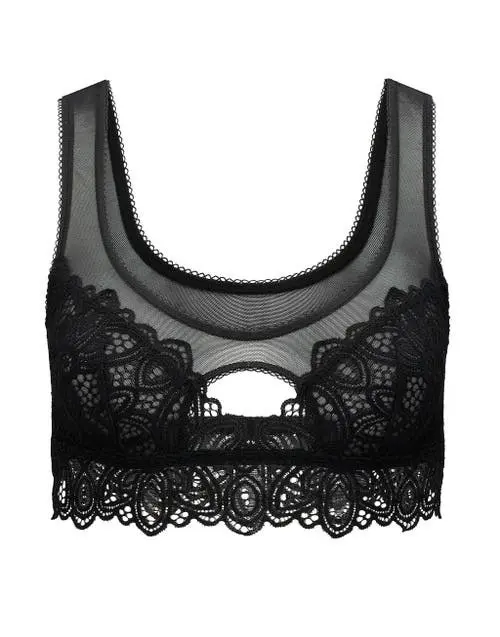 ADORE ME Elska Unlined Bralette Bra - Black