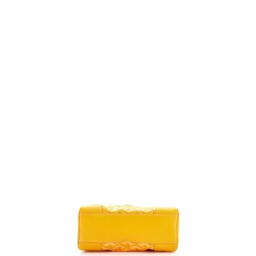 Goyard Saigon Top Handle Bag Coated Canvas With Leather Mini