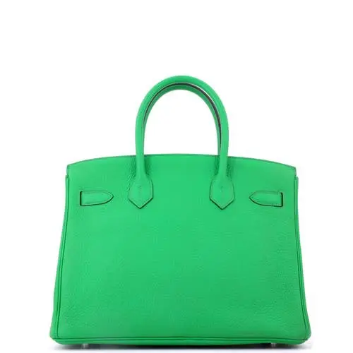 Hermès Birkin Handbag Clemence With Palladium Hardware 30