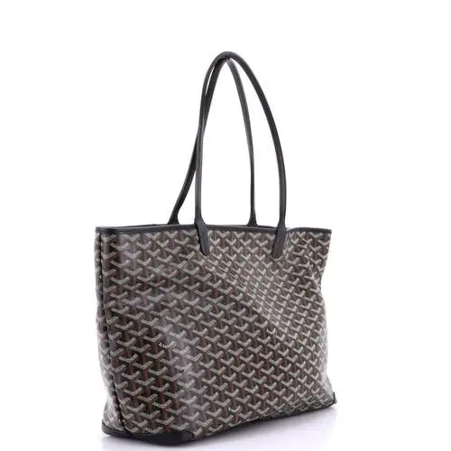 Goyard Artois Tote Coated Canvas Mm - Black