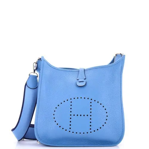 Hermès Evelyne Bag Gen Iii Clemence Pm - Blue