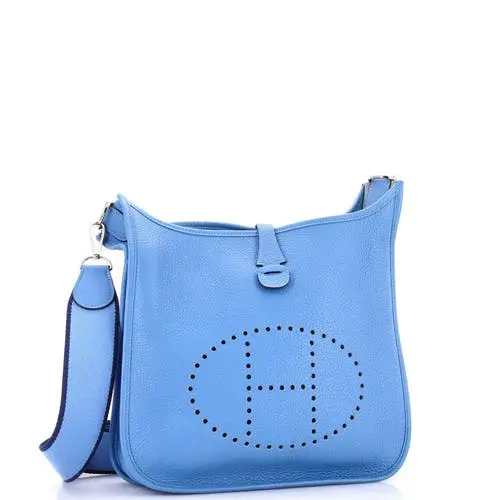 Hermès Evelyne Bag Gen Iii Clemence Pm - Blue