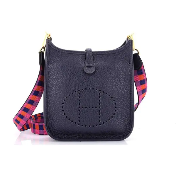 Hermès Evelyne Bag Gen Iii Clemence Tpm - Blue