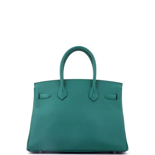 Hermès Birkin Handbag Epsom With Palladium Hardware 30 - Green