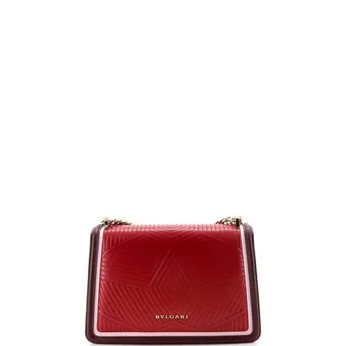BVLGARI Serpenti Forever Shoulder Bag Quilted Leather