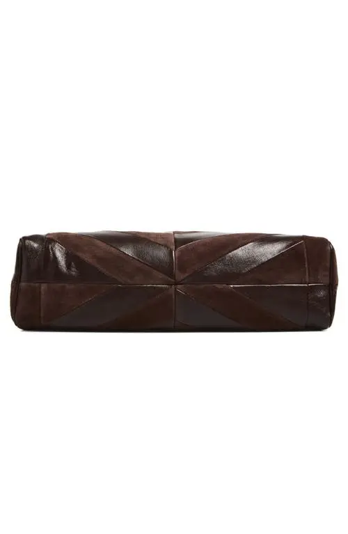 Valentino Garavani Medium Panthea Leather & Suede Shoulder Bag