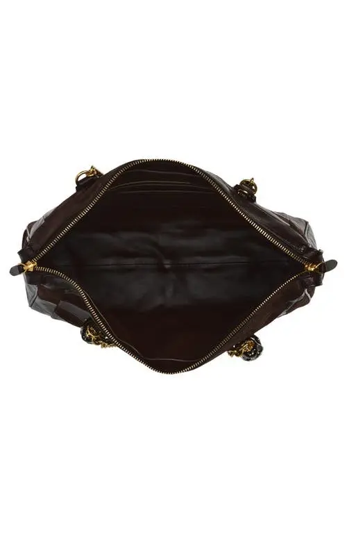 Valentino Garavani Medium Panthea Leather & Suede Shoulder Bag