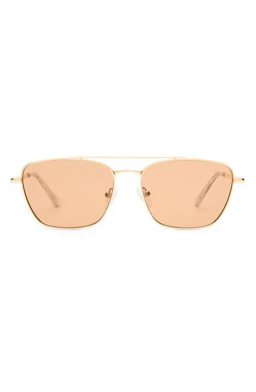 Le Specs Diametric Ii Navigator Sunglasses - Bright Gold