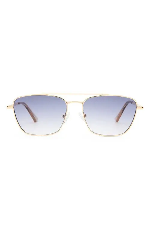 Le Specs Diametric Ii Gradient Navigator Sunglasses - Gold
